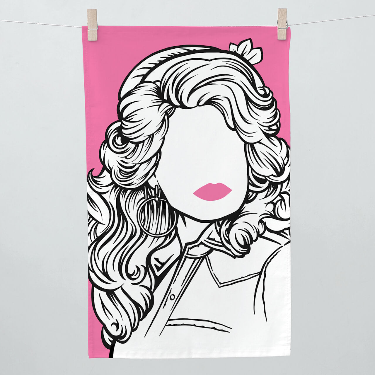 Dolly Parton Tea Towel | Mint & May